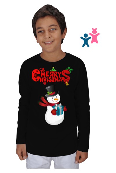 Tisho Yılbaşı Çocuk Unisex Uzunkollu Tisho Yılbaşı Çocuk Unisex Uzunkollu