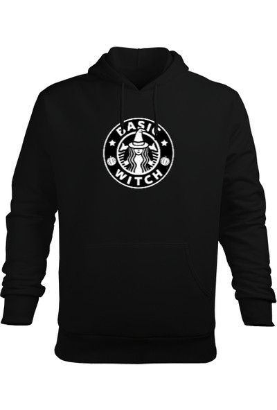 Tisho Basic Witch Erkek Kapüşonlu Hoodie Sweatshirt