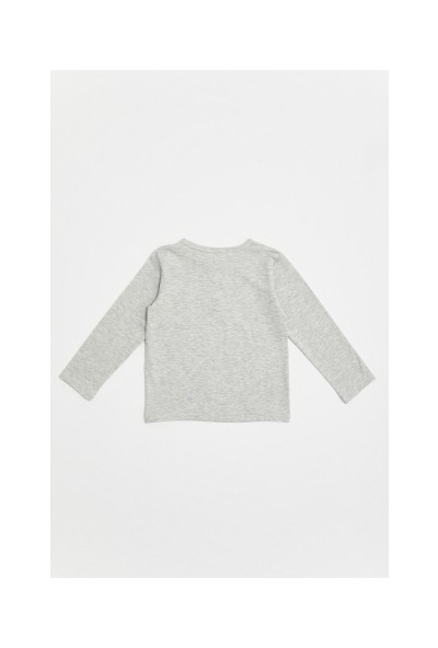 Soobe Erkek Çocuk Uzun Kollu Cepli Tshirt