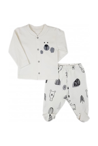 Luggi Erkek Bebek Patikli Pijama Takım