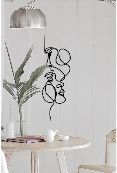 Dizeko Iki Sevgili Metal Tablo Dizeko Iki Sevgili Metal Tablo