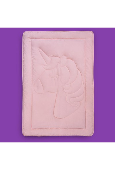 Homedius Unicorn Desenli Bebek Yorgan 95X145 Homedius Unicorn Desenli Bebek Yorgan 95X145