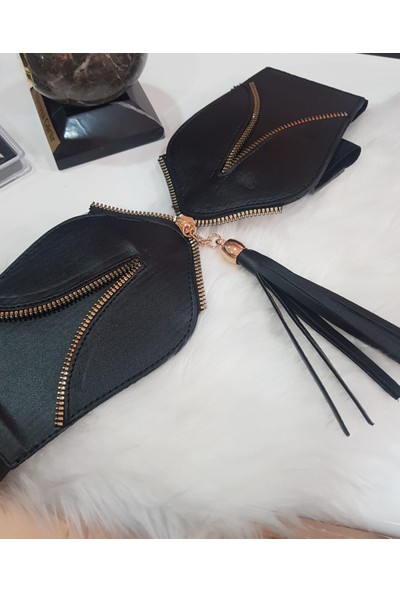 BellaVino Kadın Püsküllü Arkası Lastikli Korse Kemer R13R