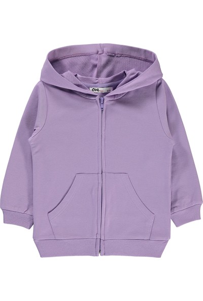 Civil Girls Kız Çocuk Kapüşonlu Hırka 2-5 Yaş Lila