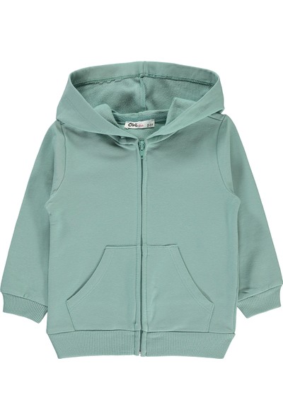 Civil Girls Kız Çocuk Kapüşonlu Hırka 2-5 Yaş Yeşil