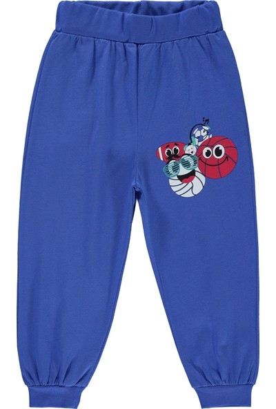 Civil Boys Erkek Çocuk Çocuk Eşofman Altı 2-5 Yaş Saks Mavisi