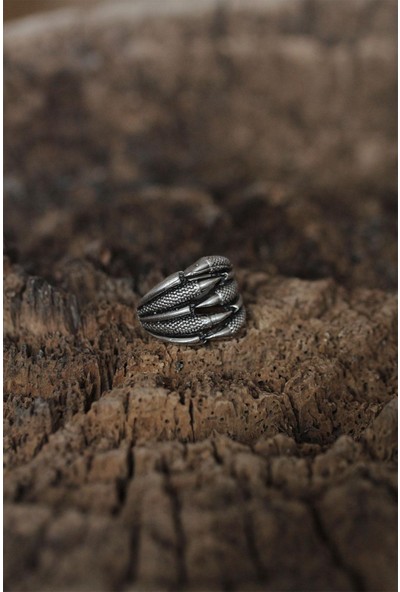 Clariss Ayarlanabilir Pençe Tasarımlı Erkek Yüzük