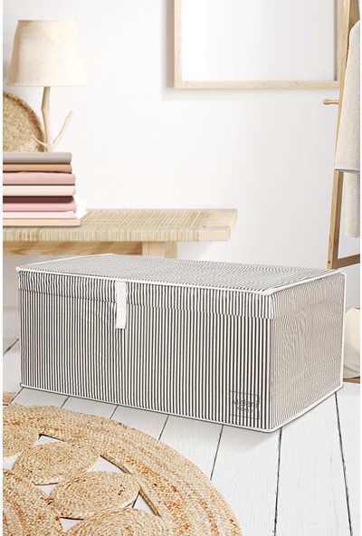 Meleni Home Kapaklı Çok Amaçlı Hurç Saklama Kutusu Organizer Mega Plus 70 x 40 x 30 cm Gri Meleni Home Kapaklı Çok Amaçlı Hurç Saklama Kutusu Organizer Mega Plus 70 x 40 x 30 cm Gri