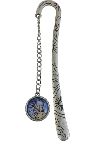 Pivada Kürelerin Galateası Dali Kitap Ayracı Antik Gümüş