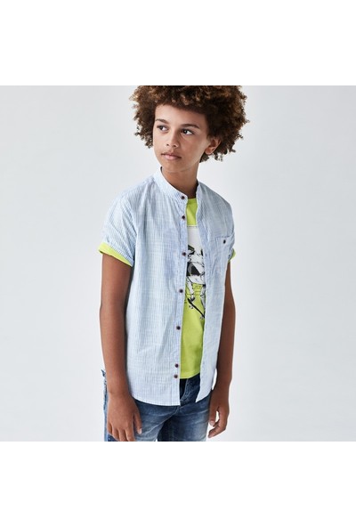 Mayoral Erkekçocuk Kısa Kol Çizgili Gömlek