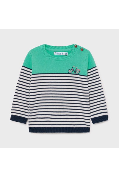 Mayoral Erkek Bebek Örme Çizgili Kazak 1340 Mayoral Erkek Bebek Örme Çizgili Kazak 1340