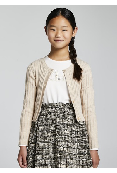 Mayoral Çocuk Dokuma Simli Hırka 7355