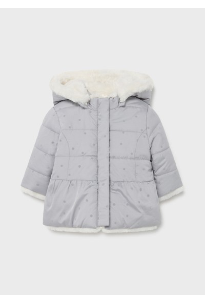 Mayoral Yeni Doğan Kız Bebek Çift Taraflı Kürk Manto 2494