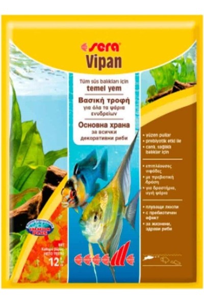 Sera Vipan Pul Balık Yemi 12 gr Sera Vipan Pul Balık Yemi 12 gr