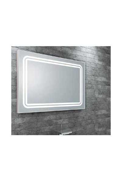 Camero 50X70 cm Beyaz Ledli Dikdörtgen Ayna