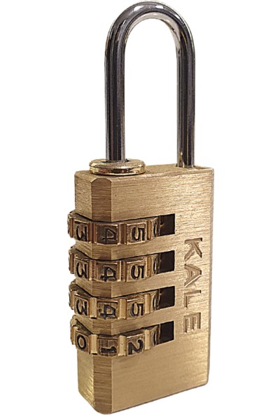 Kale Kilit Kale Şifreli Asma Kilit Pirinç 4 Haneli ( 21MM )