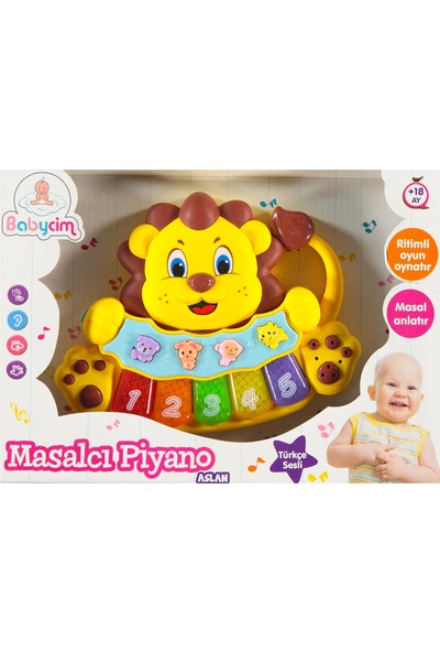 Babycim Birlik Oyuncak Masalcı Piyano Aslan Sarı Babycim Birlik Oyuncak Masalcı Piyano Aslan Sarı