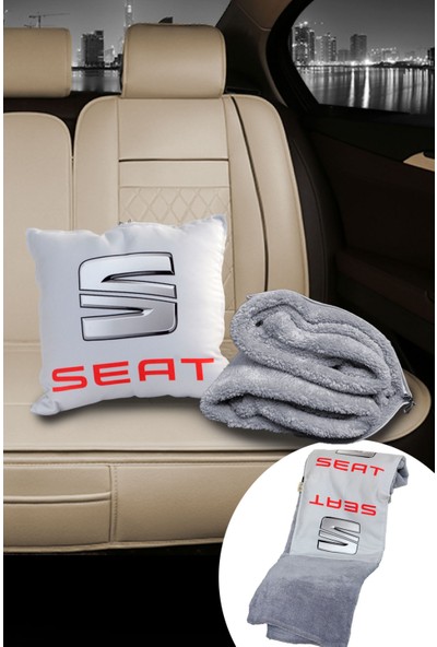 Caisya Butik Seat Baskılı Opsiyonel Battaniyeli Yastık Caisya Butik Seat Baskılı Opsiyonel Battaniyeli Yastık