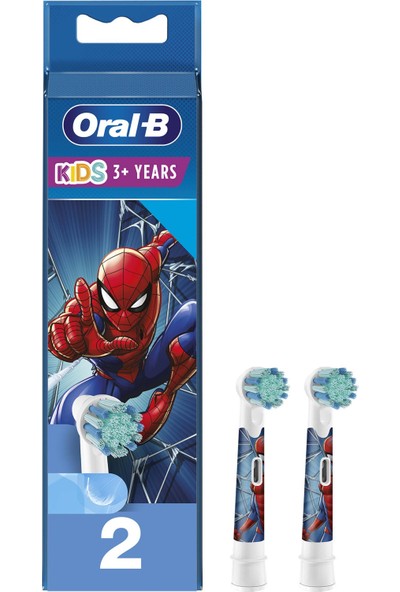 Oral-B Stages Çocuklar Için Diş Fırçası Yedek Başlığı Spiderman 2'li Oral-B Stages Çocuklar Için Diş Fırçası Yedek Başlığı Spiderman 2'li
