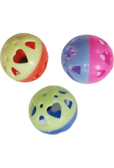 Tuğra Pet Market Zilli Kuş Oyun Topu 3'lü Tuğra Pet Market Zilli Kuş Oyun Topu 3'lü