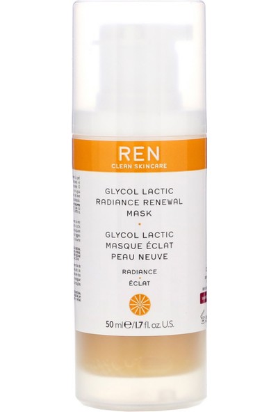 Ren Radiance Glycol Lactic - Masque Éclat Peau Neuve 50 ml
