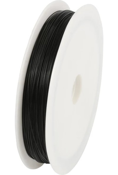 Subu Takı 1.0 mm Siyah Misina Esnek Misina Silikonlu Misina Subu Takı 1.0 mm Siyah Misina Esnek Misina Silikonlu Misina