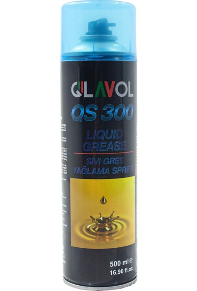 Glavol Sıvı Gres Yağı Spreyi Zincir Yağlama Spreyi 500 ml Glavol Sıvı Gres Yağı Spreyi Zincir Yağlama Spreyi 500 ml