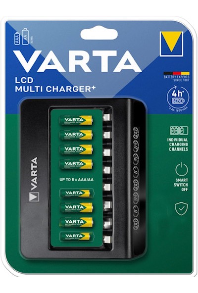 Varta 57681 LCD Şarj Cihazı Aa/aaa 8'li Varta 57681 LCD Şarj Cihazı Aa/aaa 8'li