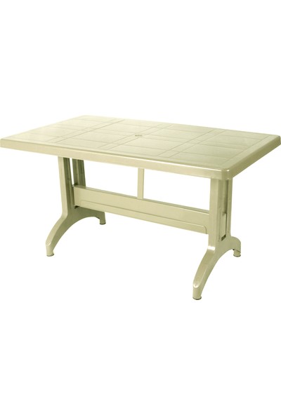 Bahex 80X140CM Masa Katlanır Ayaklı Plastik Masa Bahçe Balkon Masası