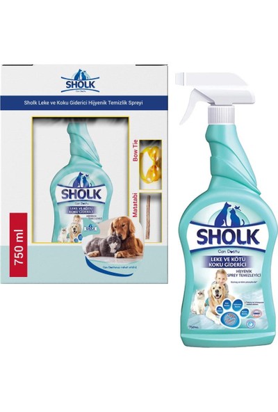 Sholk Solk Kedi ve Köpek Leke ve Koku Giderici Hijyenik Temizlik Spreyi 750 ml Sholk Solk Kedi ve Köpek Leke ve Koku Giderici Hijyenik Temizlik Spreyi 750 ml
