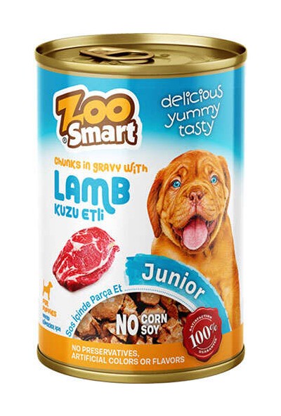 Zoo Smart Kuzulu Yavru Köpek Yaş Maması 400 Gram x 12'li