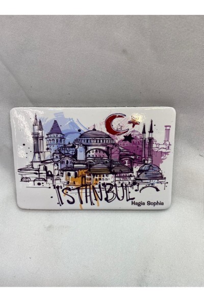Turk Art Gallery Istanbul Desen Magnet Buzdolabı Süsü Turk Art Gallery Istanbul Desen Magnet Buzdolabı Süsü