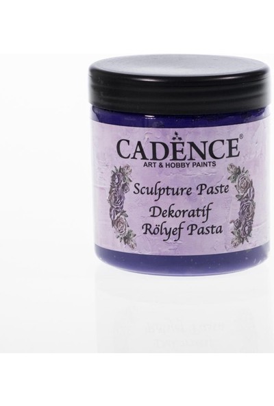Cadence Sculpture Rölyef Pasta 6831 Mor 250 ml Cadence Sculpture Rölyef Pasta 6831 Mor 250 ml