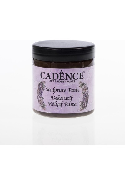 Cadence Sculpture Rölyef Pasta 6879 Koyu Kahve 250 ml Cadence Sculpture Rölyef Pasta 6879 Koyu Kahve 250 ml