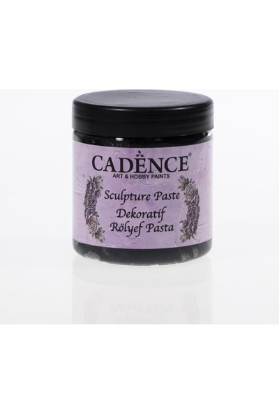 Cadence Sculpture Rölyef Pasta 6886 Siyah 250 ml Cadence Sculpture Rölyef Pasta 6886 Siyah 250 ml
