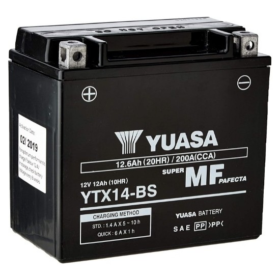 Yuasa YTX14-BS Motosiklet Aküsü Fiyatı - Taksit Seçenekleri