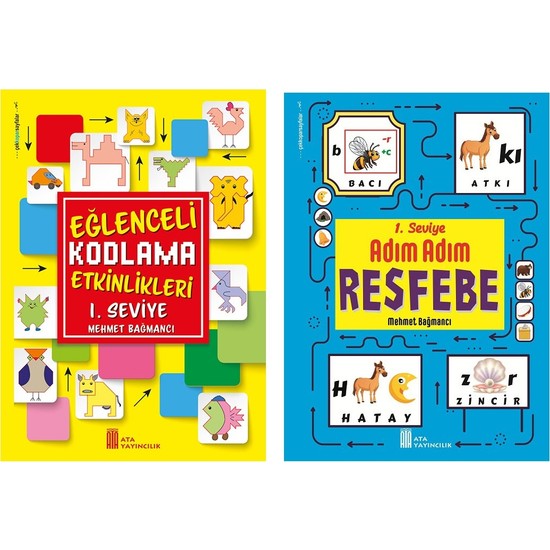Ata Yayıncılık 1 Seviye Kodlama Resfebe Etkinlikleri Seti Kitabı