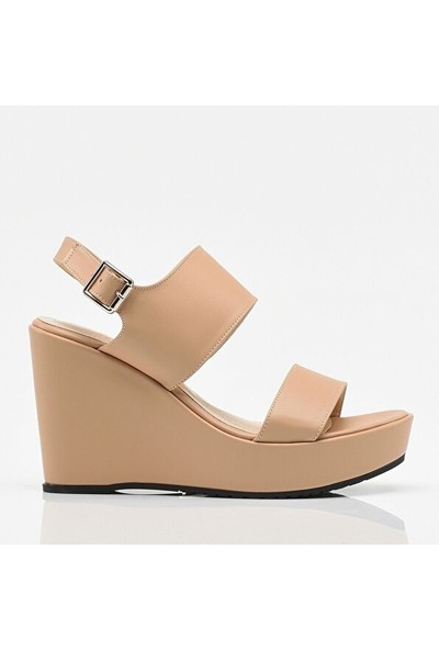 YAYA BY HOTİÇ 01SAY208140A330 Natürel Kadın Sandalet