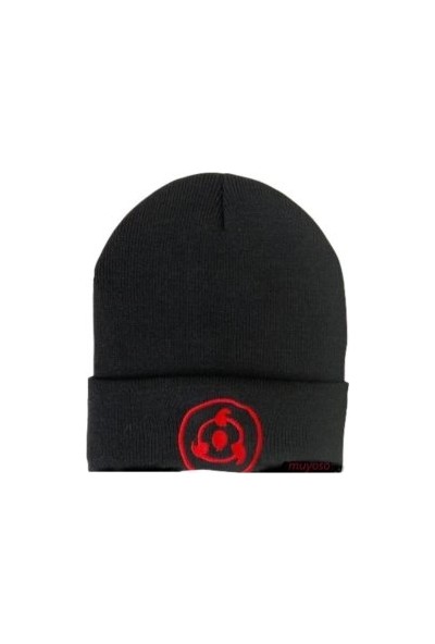 Muyoso Anime Nakışlı Siyah Bere Muyoso Anime Nakışlı Siyah Bere