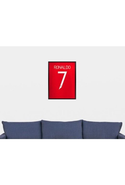 Shaco Design Cristiano Ronaldo Manchester United Forma Tablo Shaco Design Cristiano Ronaldo Manchester United Forma Tablo