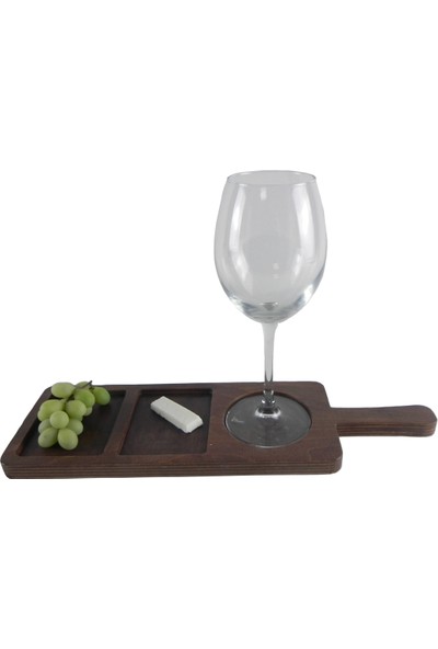 Hazan Store Ahşap Şarap Sunum Seti