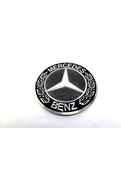 Behin Desing Mercedes Jant Göbek Arması Siyah (Yapıştırma) (4ADET) (75MM) Behin Desing Mercedes Jant Göbek Arması Siyah (Yapıştırma) (4ADET) (75MM)