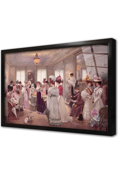 Tablosan Dünya Kadınlar Günü Çerçeveli Cam Tablo