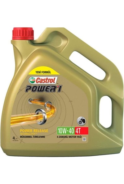 Castrol Power 1 4t 10W-40 4l Motosiklet Yağı Castrol Power 1 4t 10W-40 4l Motosiklet Yağı