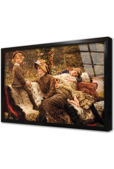 Tablosan Bahçe Bank Çerçeveli Cam Tablo Tablosan Bahçe Bank Çerçeveli Cam Tablo