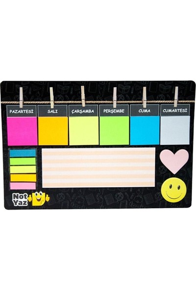 Notyaz Masaüstü Jumbo Haftalık Planlayıcı