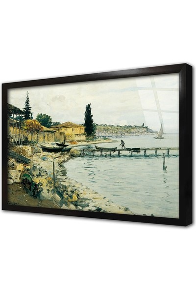 Tablosan Iskele Çerçeveli Cam Tablo Tablosan Iskele Çerçeveli Cam Tablo