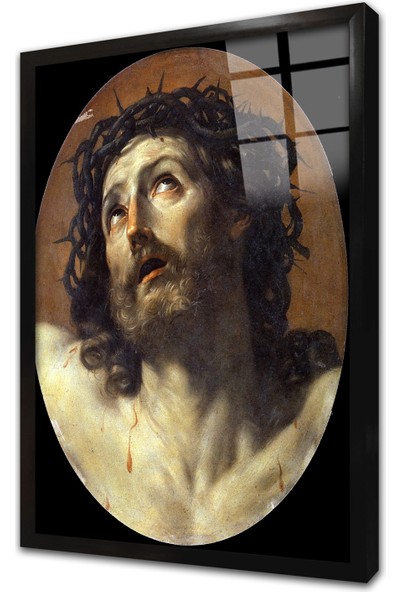 Tablosan Isa Mesih Çerçeveli Cam Tablo