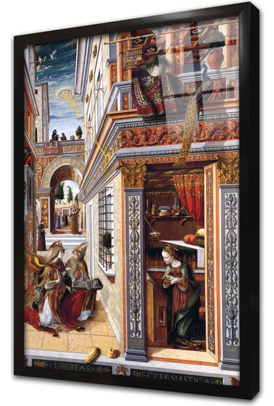 Tablosan Saint Emidius Çerçeveli Cam Tablo