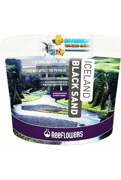 Reeflowers Iceland Hagen Siyah Bitki Kumu 1kg (Hagen)